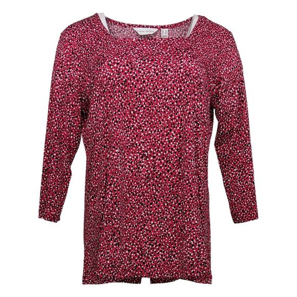 Susan Graver | Tops | Susan Graver Womens Petite Top Pm Printed Fit ...